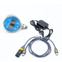 China RS485 Intelligent Digital Pressure Gauge with 10,000 Data Points Storage and 0.05% Accuracy for Industrial Monitoring for sale
