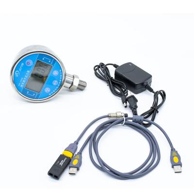 China RS485 Intelligent Digital Pressure Gauge with 10,000 Data Points Storage and 0.05% Accuracy for Industrial Monitoring for sale