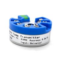 China High Precision Intelligent Temperature Transmitter Module 4-20mA Output with ±0.2°C Accuracy and -50℃ to 110℃ Range for sale