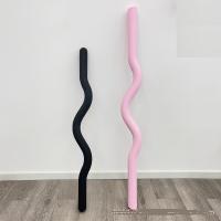China Custom Gym Equipment Weight Lifting Silicone bars Fitness Black Women Silicone barbell for sale