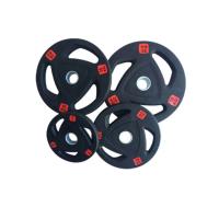 China Unisex Grip Plate Gym Equipment Fitness Home Exercise Bumper Weight Plate 20kg/25kg for sale