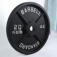 China Unisex 20 kg 45 lbs Cast Iron Barbell Weight Lifting Plate for Gym Processing Painting for sale