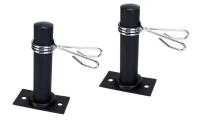China Black Steel Home Gym Fitness Wall Mounted Barbell Weight Plate Holder Rack for sale