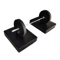 China Barbell Shock Absorption Pad with Movable Floor Protection 15cm Thickness Black/Red for sale