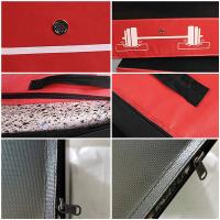 China Barbell Shock Absorption Pad with Movable Floor Protection 15cm Thickness Black/Red for sale