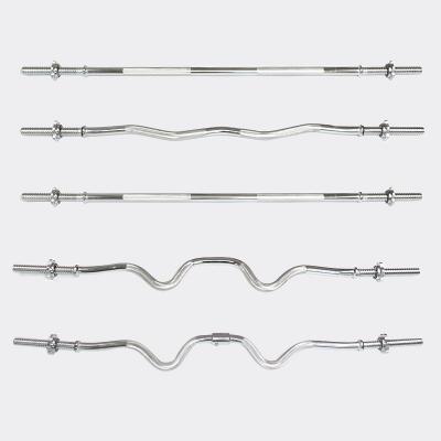 China Logo Customized Logo Availabled 1 Inch Straight Bar for Men's Bodybuilding at Home for sale