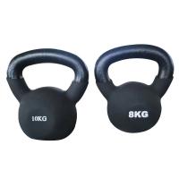 China Cast Iron Neoprene Dipping Training Vinyl Coated Exercise Kettlebell for Gym Fitness for sale
