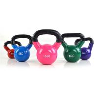 China Cast Iron Neoprene Dipping Training Vinyl Coated Exercise Kettlebell for Gym Fitness for sale