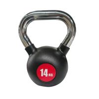 China Steel Kettlebell Rubber Coated Dumbbell for Gym Home for sale