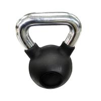 China Steel Kettlebell Rubber Coated Dumbbell for Gym Home for sale