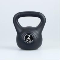 China Unisex 2 4 6 8 10 kg Black Kettle Bell Weight Training Competition Cement Kettle Bell for sale