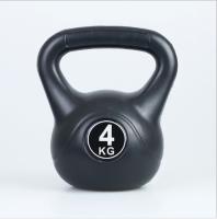 China Unisex 2 4 6 8 10 kg Black Kettle Bell Weight Training Competition Cement Kettle Bell for sale