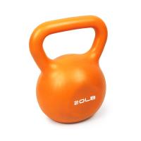 China Hot Selling Cheap Sand Filled Plastic Custom Logo Colorful Cement Kettlebell for sale