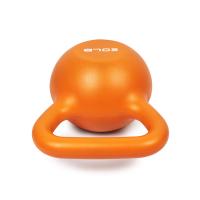 China Hot Selling Cheap Sand Filled Plastic Custom Logo Colorful Cement Kettlebell for sale