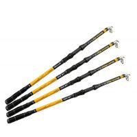 China 3m 3.6m Super Light Long Handle Carbon Fiber Spinning Fishing Rod with Hardness Hard for sale