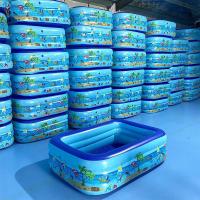China Inflatable 3 Rings Kids Large Plastic Baby kids Play Swimming Pool for sale