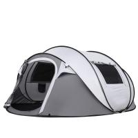 China 4 Person Easy Pop Up Tent Waterproof Automatic Setup 2 Doors-Instant Family Tents For Camping Hiking & Traveling for sale