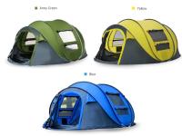 China 4 Person Easy Pop Up Tent Waterproof Automatic Setup 2 Doors-Instant Family Tents For Camping Hiking & Traveling for sale