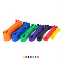 China Various Color 100% Natural Latex Yoga TPE Elastic Stretch Custom Resistance Bands Exercise Band for sale