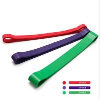 China Various Color 100% Natural Latex Yoga TPE Elastic Stretch Custom Resistance Bands Exercise Band for sale