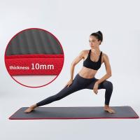 China Custom Printed Design NBR Pilates Yoga Mat with Customized Logo and Provided Samples for sale