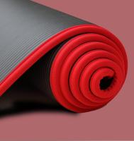 China Custom Printed Design NBR Pilates Yoga Mat with Customized Logo and Provided Samples for sale