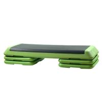 China Black Gym Stepper PE Fitness Mini Exercise Stepper Platform Adjustable Aerobic Step PE for sale