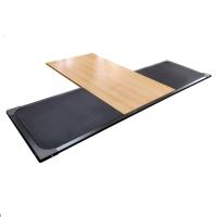 China Fitness Accessories Gym Equipment Weight Lifting Deadlift Platform Rubber Solid Wood Weightlifting Platform for sale