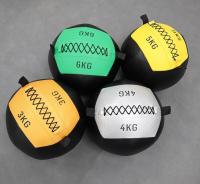 China PU Weighted Medicine Ball For Fitness Exercise Soft Wall Ball 1-10KG Gym Power Training for sale