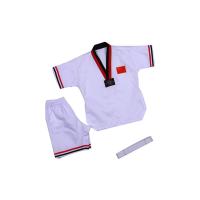 China High Quality short sleeves Breathable Itf Taekwondo Dobok red blue black Itf Taekwondo Uniform for sale