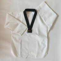 China High Quality short sleeves Breathable Itf Taekwondo Dobok red blue black Itf Taekwondo Uniform for sale