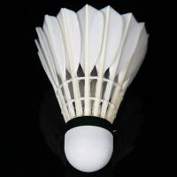 China Goose Feather Badminton Shuttlecock with 5g Weight and Customized Logo Availabled for sale