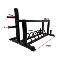 China NO Foldable Steel Kettlebell Rack for Home Gym Multi Dumbbell and Weight Plate Storage for sale
