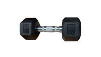 China Custom Gym Mancuernas kurzhantel equipment weight lifting dumbbell set man Fitness black rubber hex Dumbbell Sets for sale