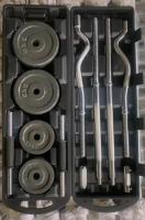 China 55kg Electroplating Chrome Dumbbell Set for Durable and Custom Logo Gym Equipment for sale