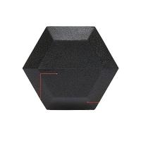 China Bodybuilding Fitness Training Custom Logo 2.5kg-50kg  5-100lbs Rubber Hexagonal Dumbbell Set Hex Dumbbells for sale for sale
