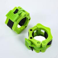 China Nylon Safety Dumbbell Barbell Lock Buckle Professional Quick Release Barbell Clamp High-End 5CM Plastic Clamp Lock for sale
