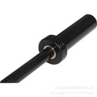 China Wholesale 2.2m Barbell Weight Lifting Barbell Hard Black 7ft Barbell Bar For Workout for sale
