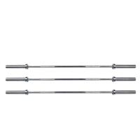 China Wholesale 2.2m Barbell Weight Lifting Barbell Hard Black 7ft Barbell Bar For Workout for sale