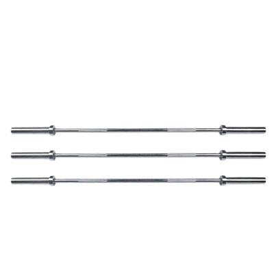 China Customized Logo Availabled Black Chromed Curl Barbell Bar for Solid Weight Lifting for sale