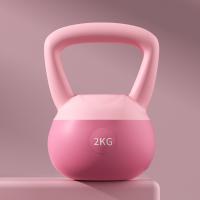 China Women's Purple PVC Kettlebell Ultimate Tool for Strength Training and Bodybuilding for sale