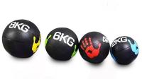 China Gym Rubber Soft Workout Fitness Training Medicine Ball 28cm Custom Logo Free Weights for sale