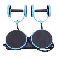 China ABS Multi-functional Abdominal Wheel Fitness Exercise Home Sports Pull Rope Equipment for sale
