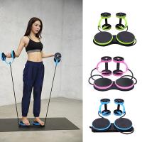 China ABS Multi-functional Abdominal Wheel Fitness Exercise Home Sports Pull Rope Equipment for sale