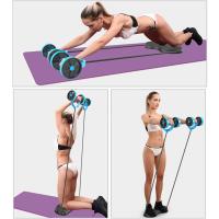 China ABS Multi-functional Abdominal Wheel Fitness Exercise Home Sports Pull Rope Equipment for sale