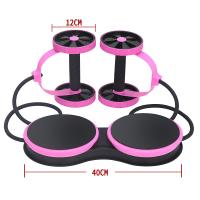 China ABS Multi-functional Abdominal Wheel Fitness Exercise Home Sports Pull Rope Equipment for sale