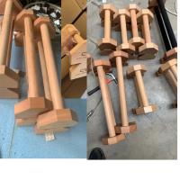 China Custom Logo Gymnastics Exercise Wooden Parallel Bars for Muscle Training and Fitness for sale