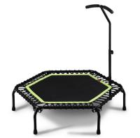 China Fitness Equipment Hex Trampoline with Handle Workout for Garden Home for sale