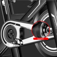 China Foldable Ultra-Quiet Indoor Cardio Gym Equipment Weight Loss Pedal Exercise Bicycle Spinning Bike in Black for sale