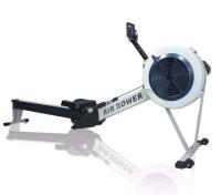 China Gym Equipment Air Rower with 26kg Resistance and 244cm Length Wind Resistance Design for sale